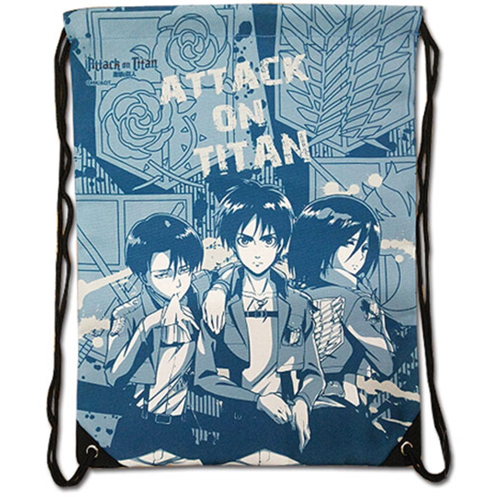 Group Emblem Anime Drawstring Backpack - Walmart.com