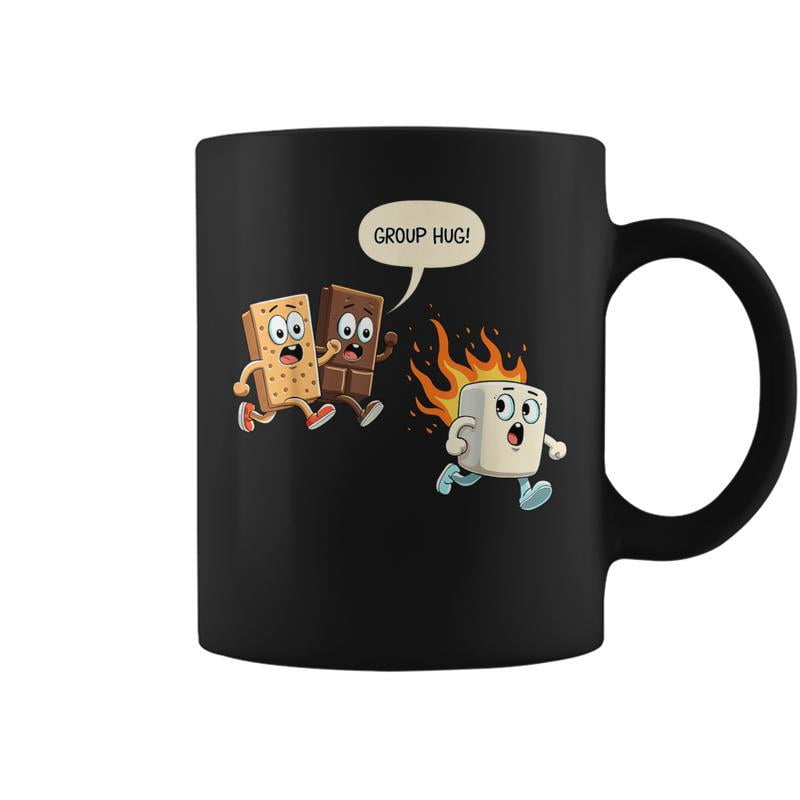 Group Hug Marshmallow Smore Camping Family Coffee Mugs - Walmart.com