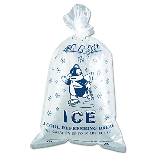 Group IBS IC1221 Super Extra-Heavy Grade Ice Bag, 21" Height, 12" Width ...