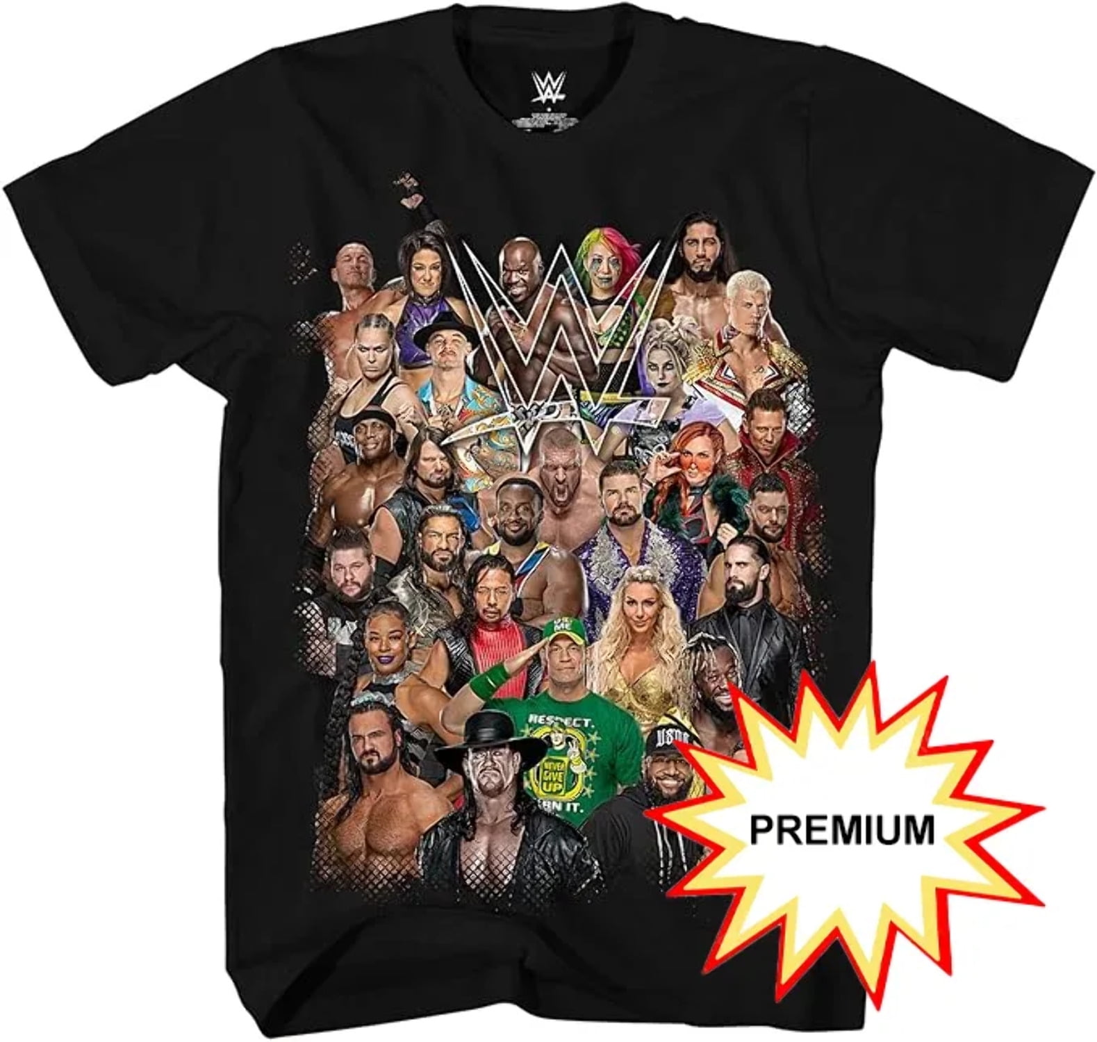 Group Shot John Cena WWE Big Show AJ Styles Daniel Bryan Adult Men's ...