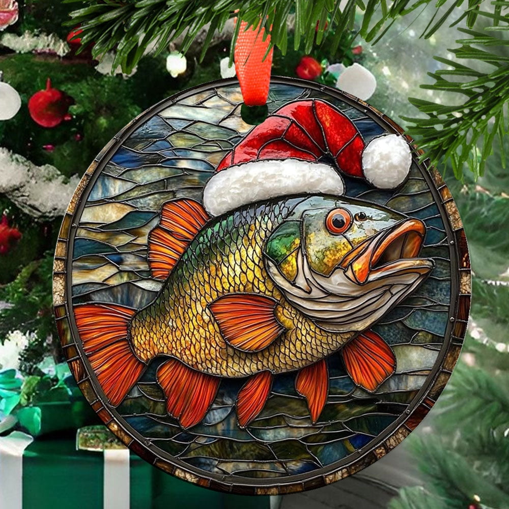 Grouper Fish 11 Ceramic/Acrylic Christmas Ornament, Warm Fall Feast ...