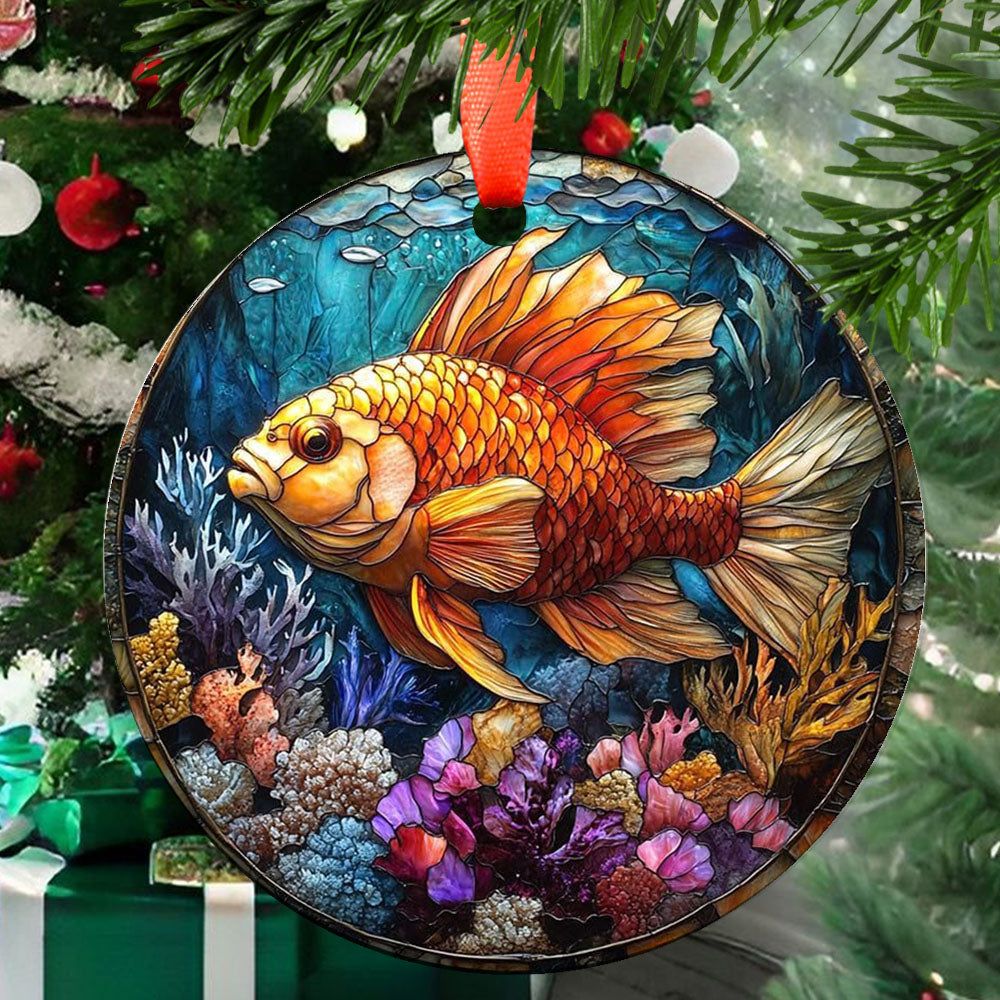 Grouper Fish 21 Ceramic/Acrylic Christmas Ornament, Autumn Feast Accent ...