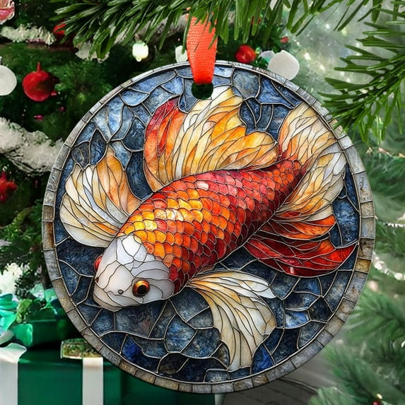 Grouper Fish 61 Ceramic/Acrylic Christmas Ornament, Gentle Mom Thank ...