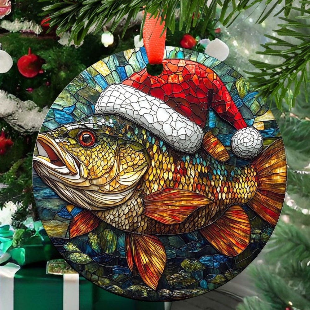 Grouper Fish 9 Ceramic/Acrylic Christmas Ornament, Sweet Love ...