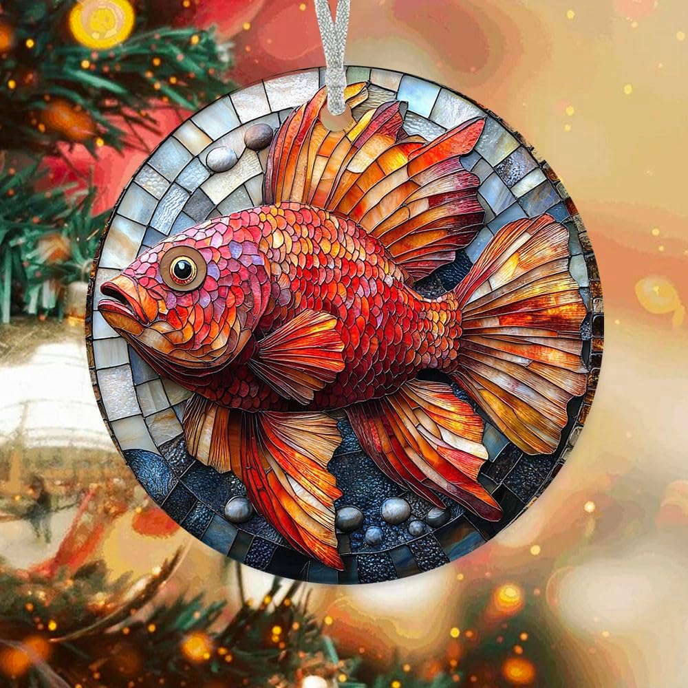 Grouper Fish Custom Ornaments 2025, Grouper Fish Ornament, Grouper Fish ...