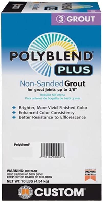 Grout Customs POLYBLEND Plus Non Sanded Natural Gray 9 - Walmart.com