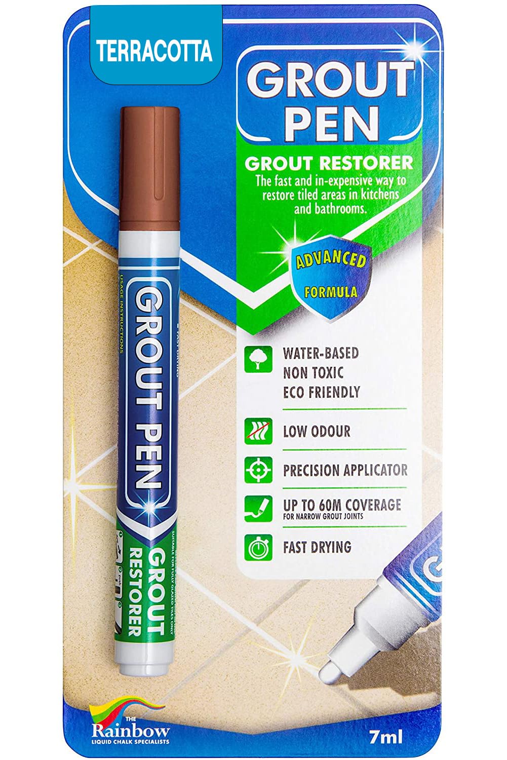 Grout Pen Tile Grout Paint Marker: Waterproof Tile Grout Paint Pen ...