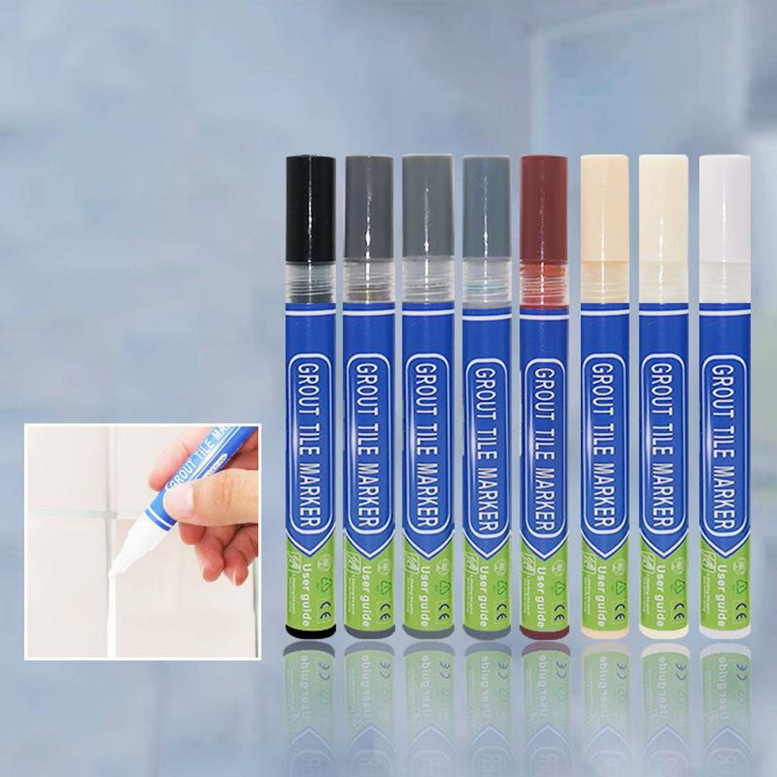 Grout Pen for Tile Repair – Waterproof Tile Marker 4ml, Sealer ...