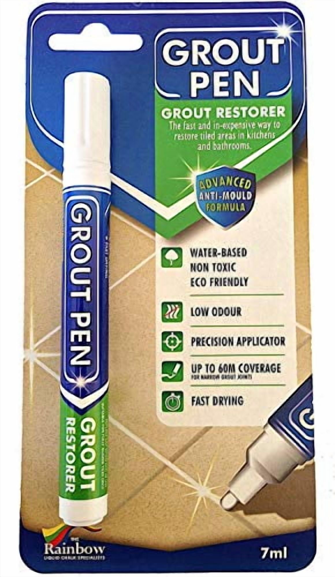 Grout Pen White - Ideal to Restore the Look of Tile Grout Lines ...
