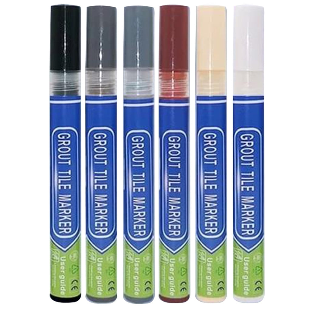 Grout Pen White Tile Grout Paint Marker: Waterproof Tile Grout Colorant ...