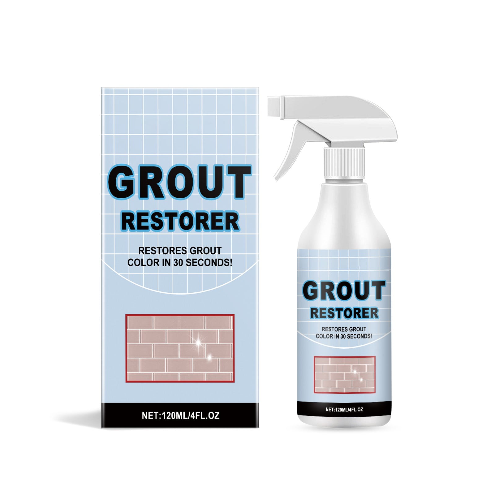 Grout Restorer for Tiles Wall Floor Household Bathroom Toilet Heavy ...