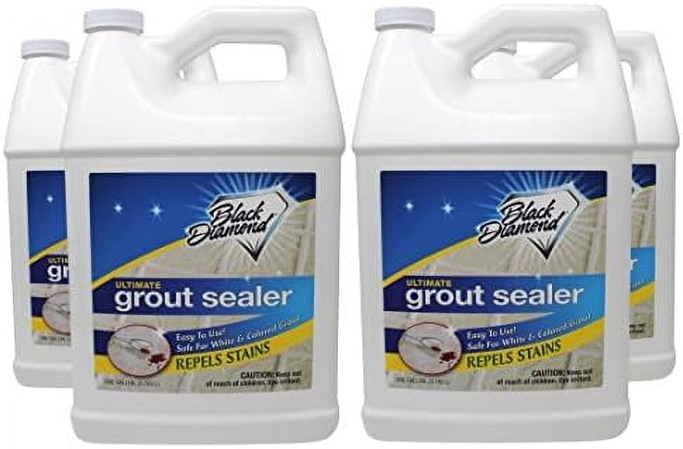 Grout Sealer for Tile Floors, Marble, and Showers. Stain-Resistant ...