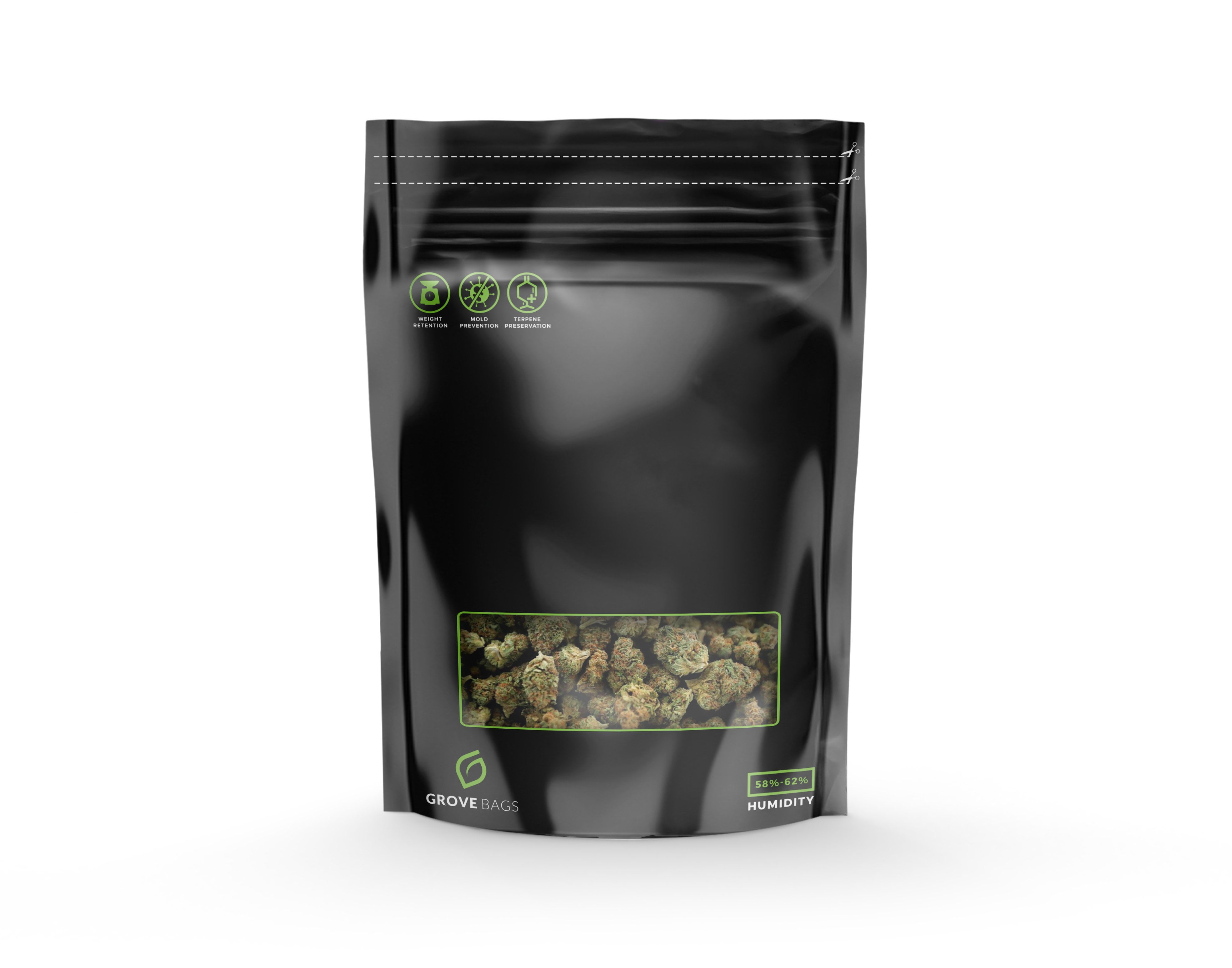 Grove Bags - TerpLoc Quarter-Pound Bag 4 Oz 1/4lb 2 pack of 4 Oz bags ...