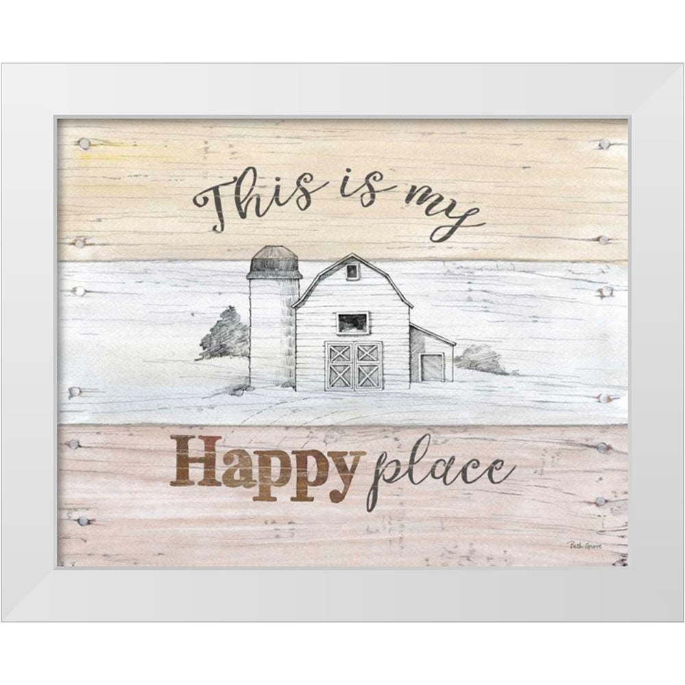 Grove, Beth 14x12 White Modern Wood Framed Museum Art Print Titled ...