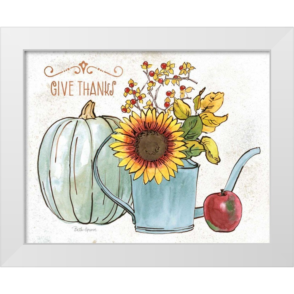 Grove, Beth 14x12 White Modern Wood Framed Museum Art Print Titled ...