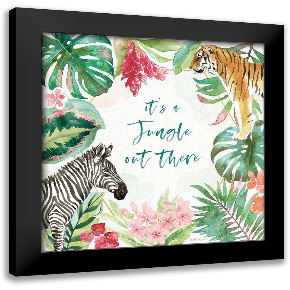 Beth Grove 15x15 Black Modern Wood Framed Wall Art Titled - From the ...