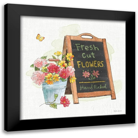 Grove, Beth 15x15 Black Modern Framed Museum Art Print Titled - Furry ...