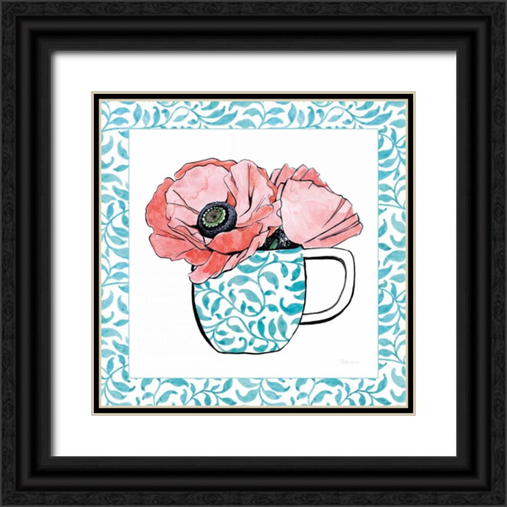 Grove, Beth 20x20 Black Ornate Wood Framed with Double Matting Museum ...