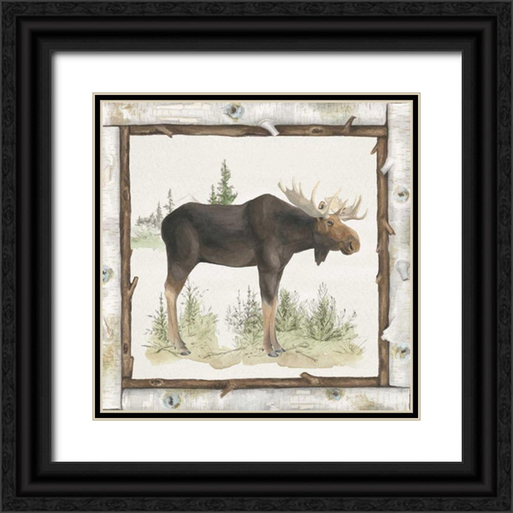 Grove, Beth 26x26 Black Ornate Wood Framed with Double Matting Museum ...
