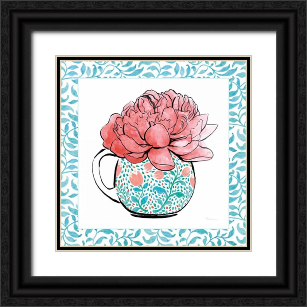 Grove, Beth 26x26 Black Ornate Wood Framed with Double Matting Museum ...