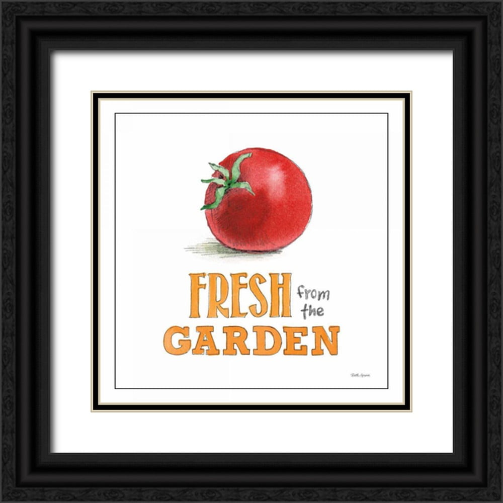 Grove, Beth 26x26 Black Ornate Wood Framed with Double Matting Museum ...