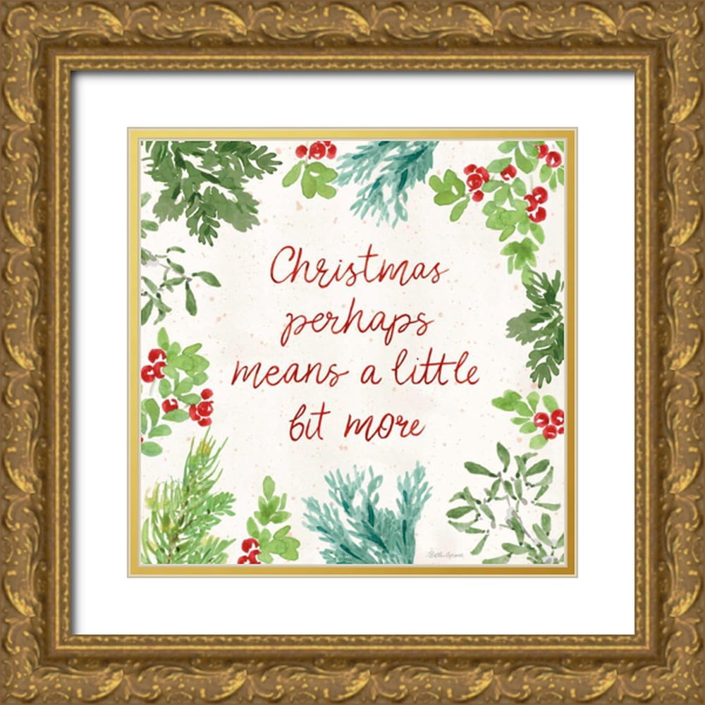 Grove, Beth 26x26 Gold Ornate Wood Framed with Double Matting Museum ...