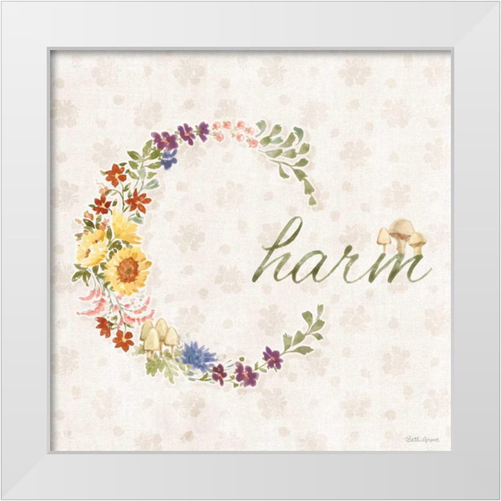 Grove, Beth 26x26 White Modern Wood Framed Museum Art Print Titled ...