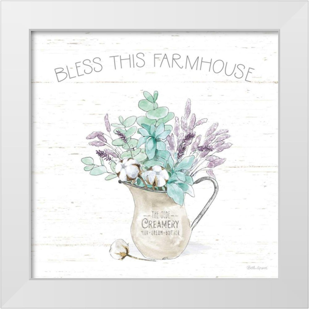 Grove, Beth 26x26 White Modern Wood Framed Museum Art Print Titled ...