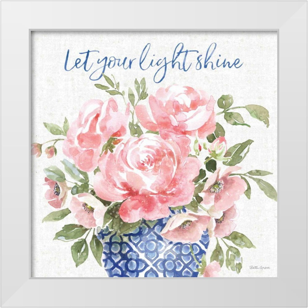 Grove, Beth 26x26 White Modern Wood Framed Museum Art Print Titled ...