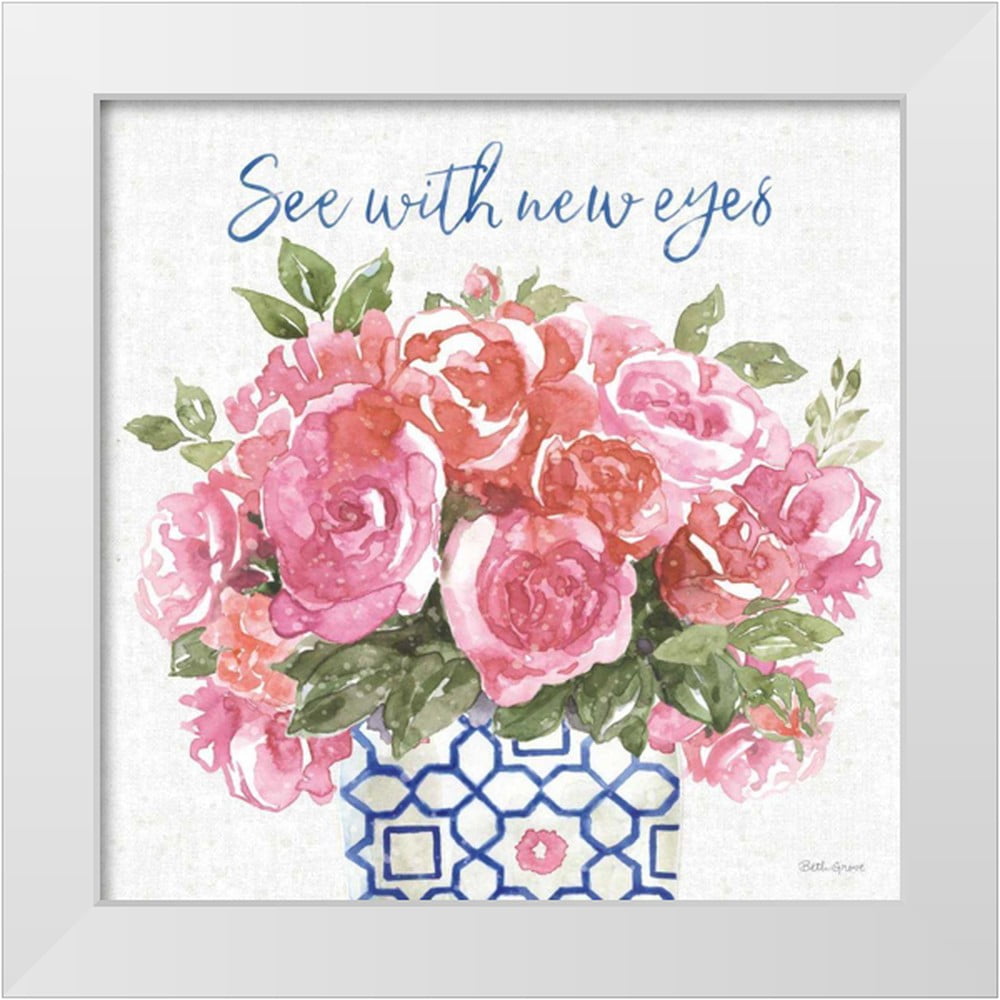 Grove, Beth 26x26 White Modern Wood Framed Museum Art Print Titled ...