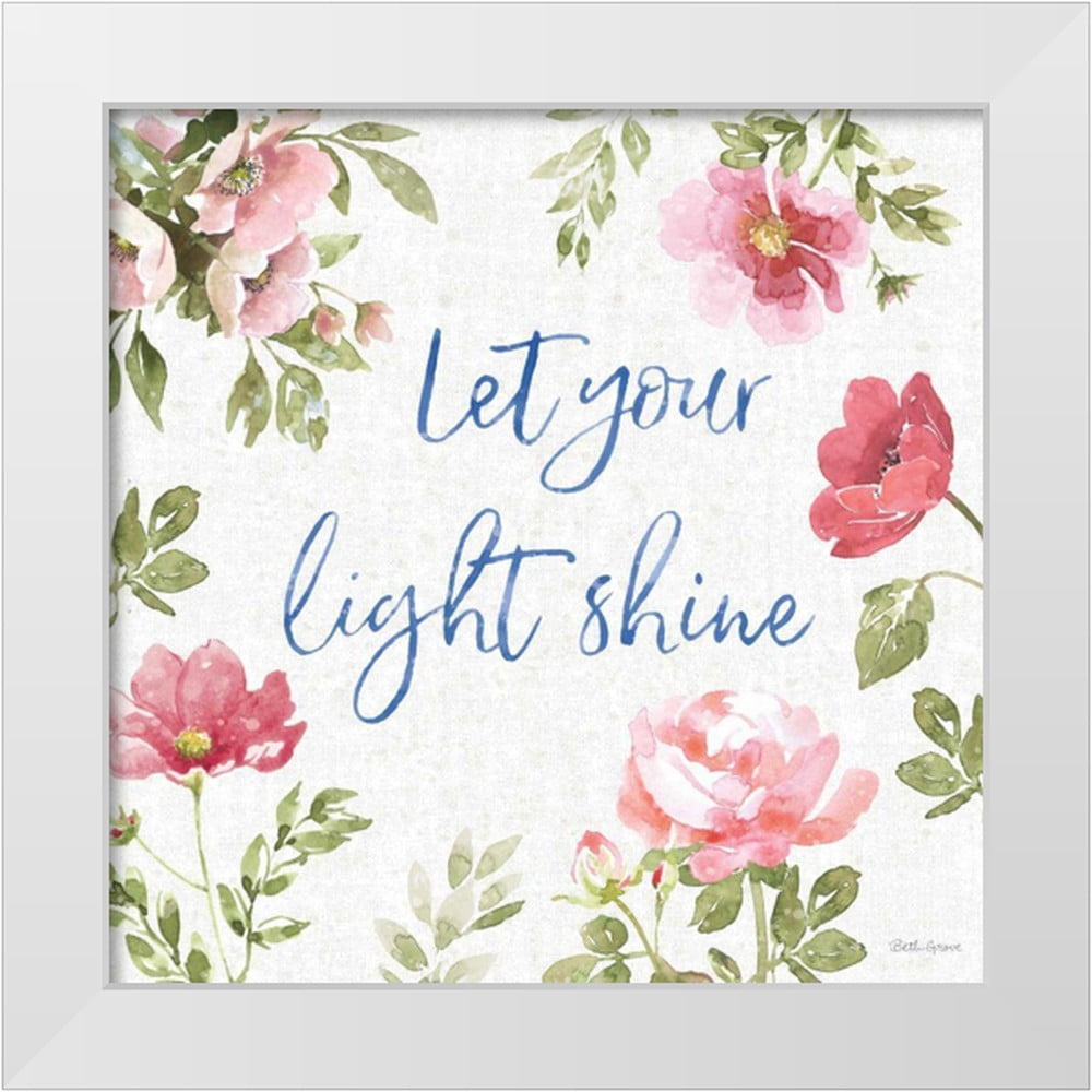 Grove, Beth 26x26 White Modern Wood Framed Museum Art Print Titled ...