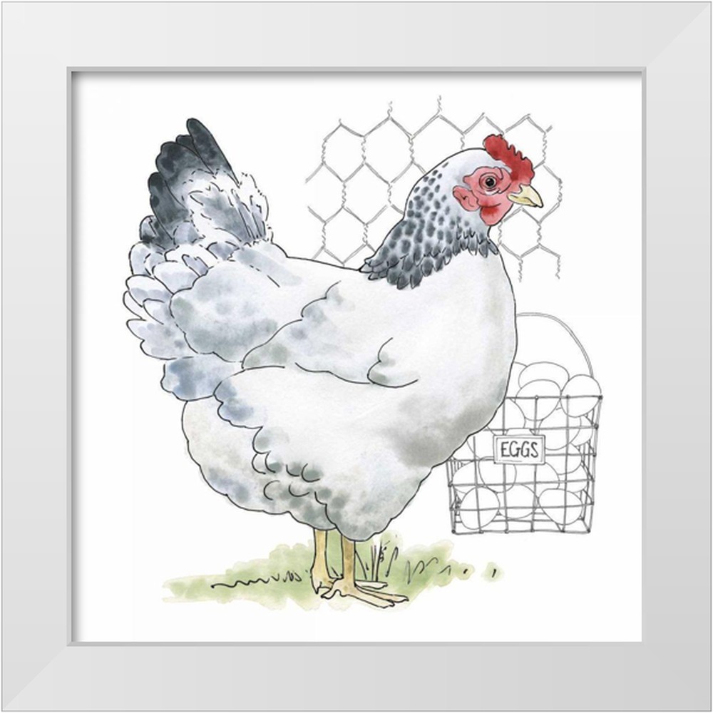 Grove, Beth 26x26 White Modern Wood Framed Museum Art Print Titled ...