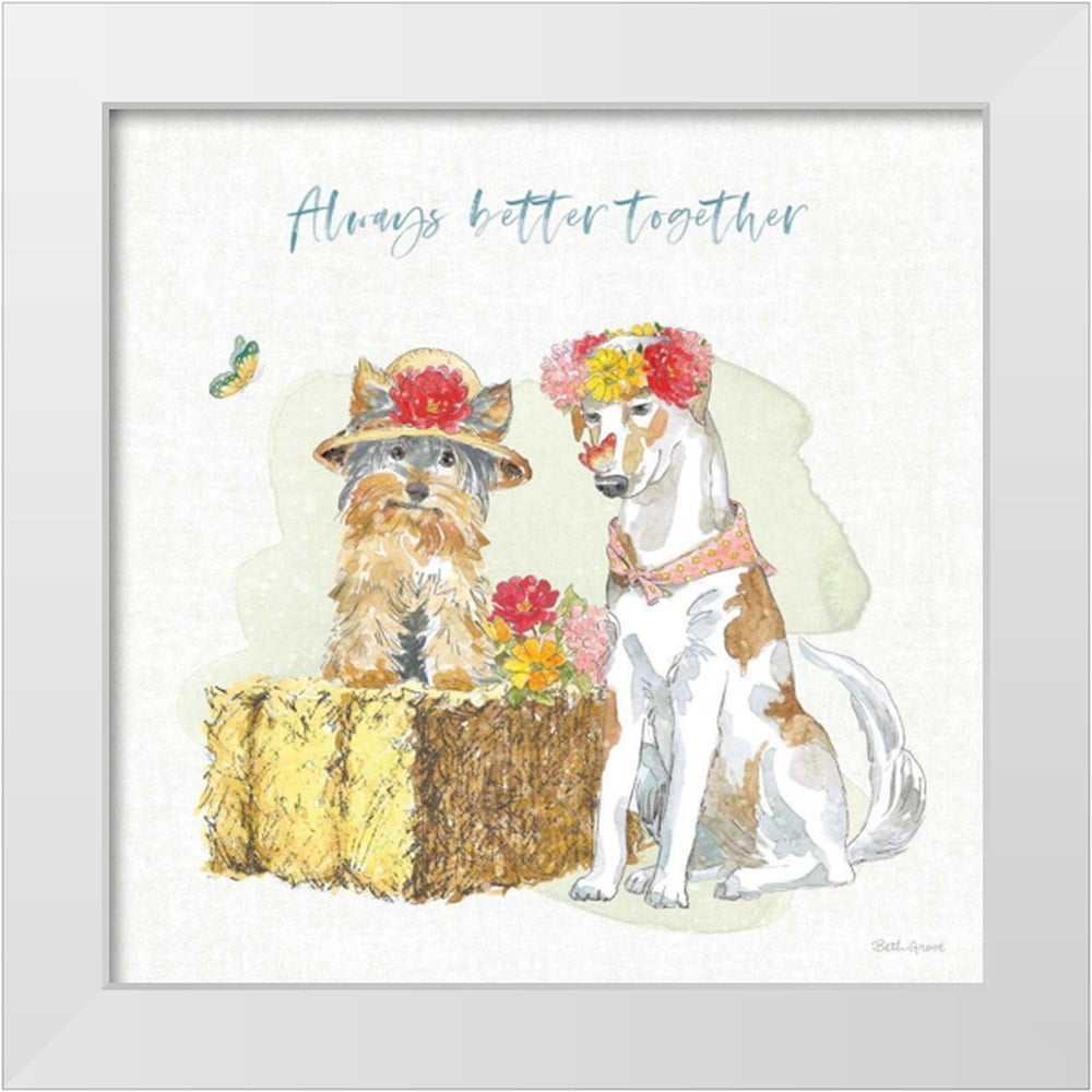 Grove, Beth 26x26 White Modern Wood Framed Museum Art Print Titled ...