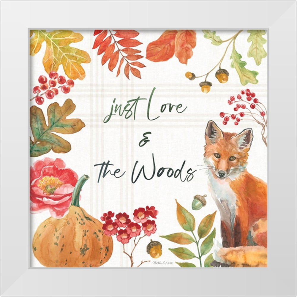 Grove, Beth 26x26 White Modern Wood Framed Museum Art Print Titled ...