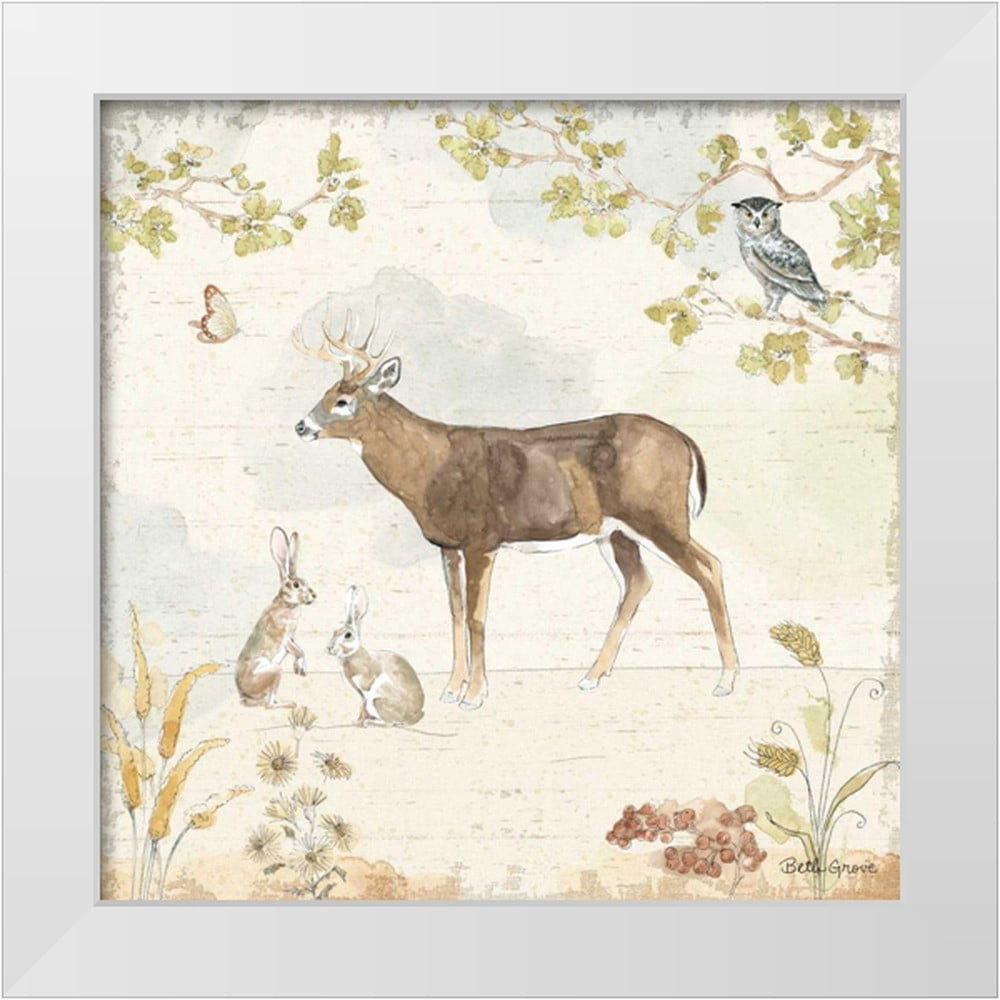 Grove, Beth 26x26 White Modern Wood Framed Museum Art Print Titled ...