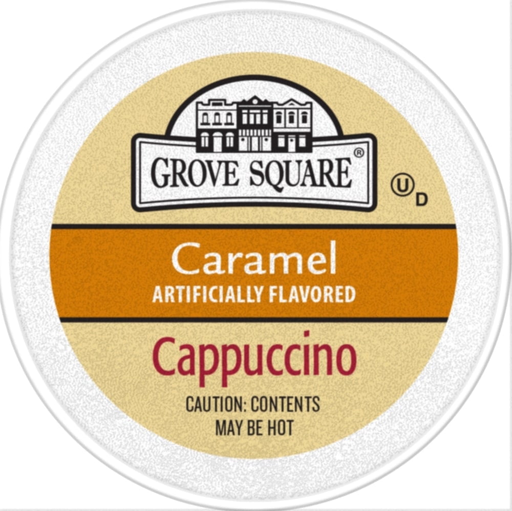 Grove Square Flavored Caramel Cappuccino, 96 Single Serve Coffee Cups ...