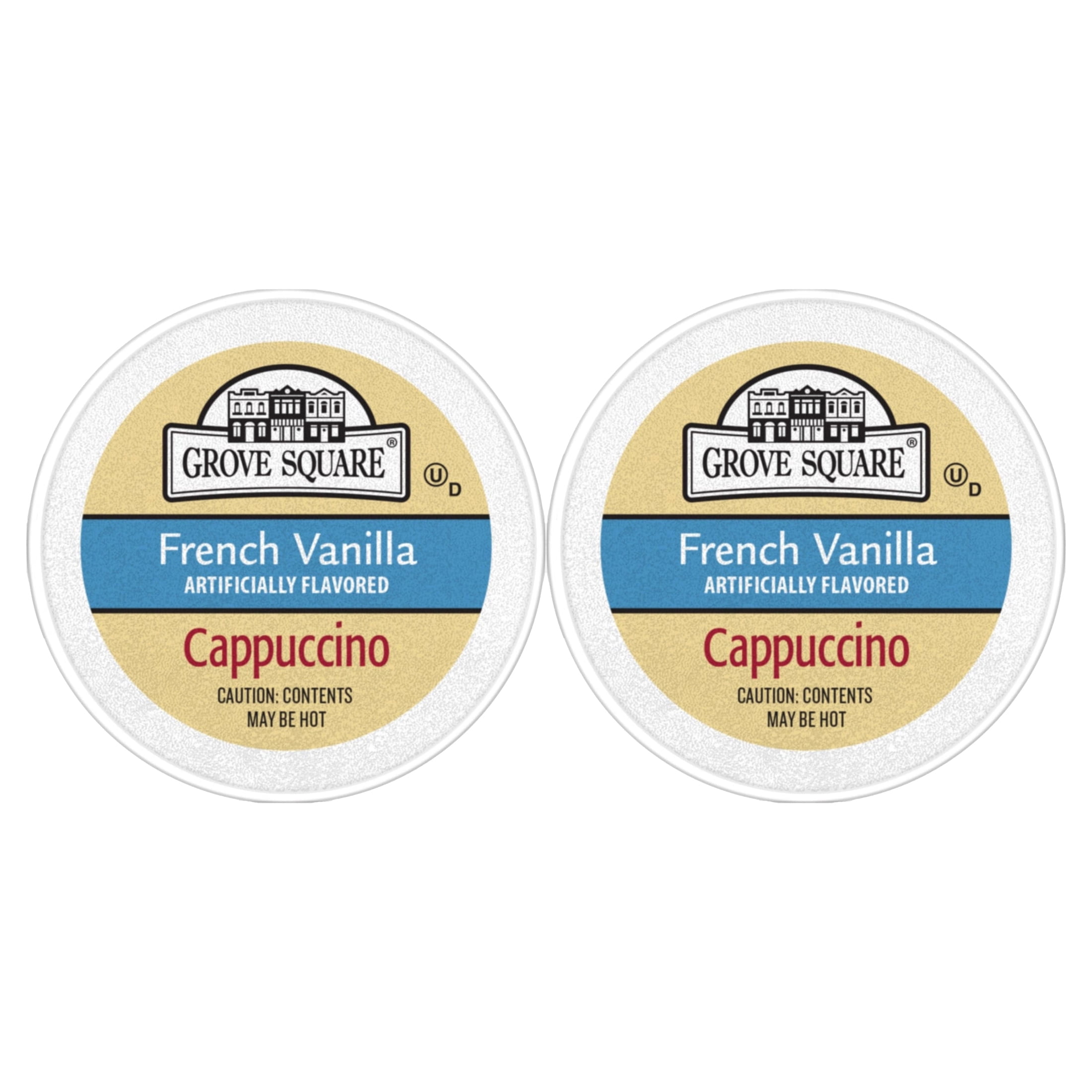 (2 pack) Grove Square French Vanilla Cappucino Coffee Pods, 24 Count ...