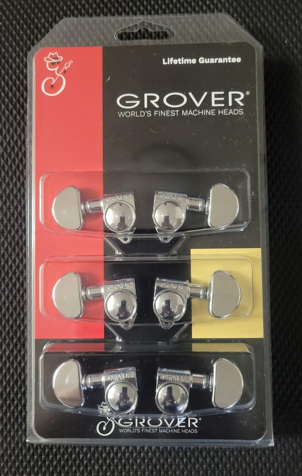 Grover 102-18C Rotomatic Tuners NEW PACKAGE 3x3 Chrome Gison Les Paul ...
