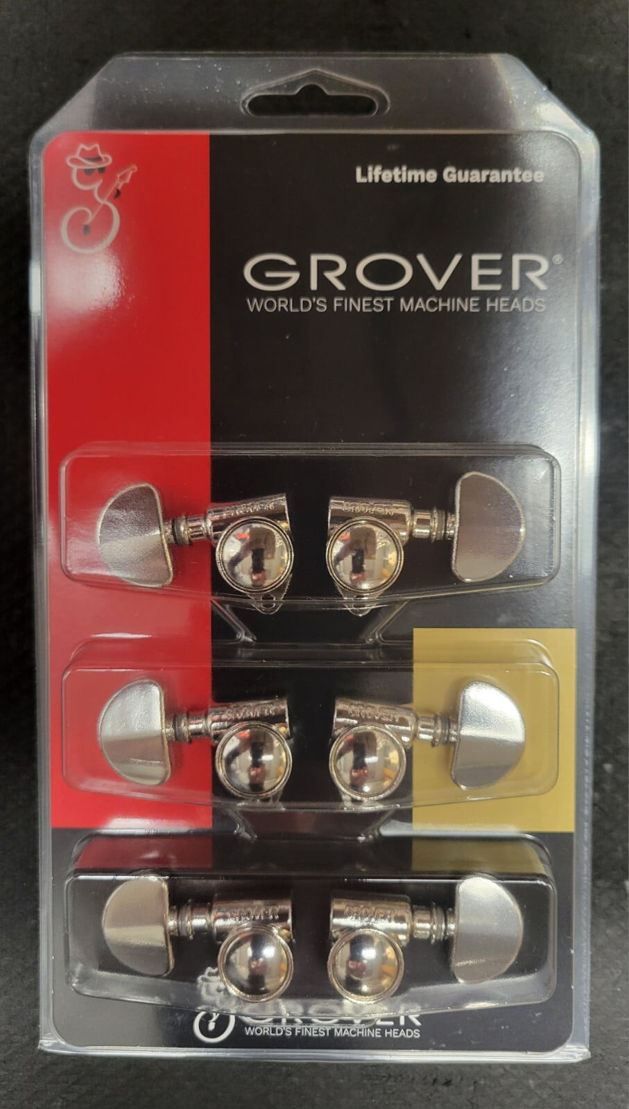 Grover 102NV "Milk Bottle" Original Rotomatic Tuners 3x3 Nickel Les ...