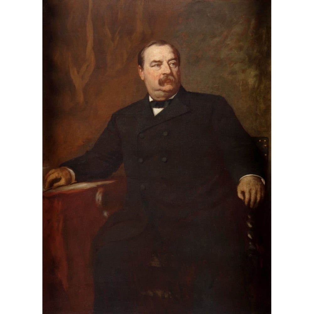 Grover Clevelands Official Portrait As Governor Of New York State ...