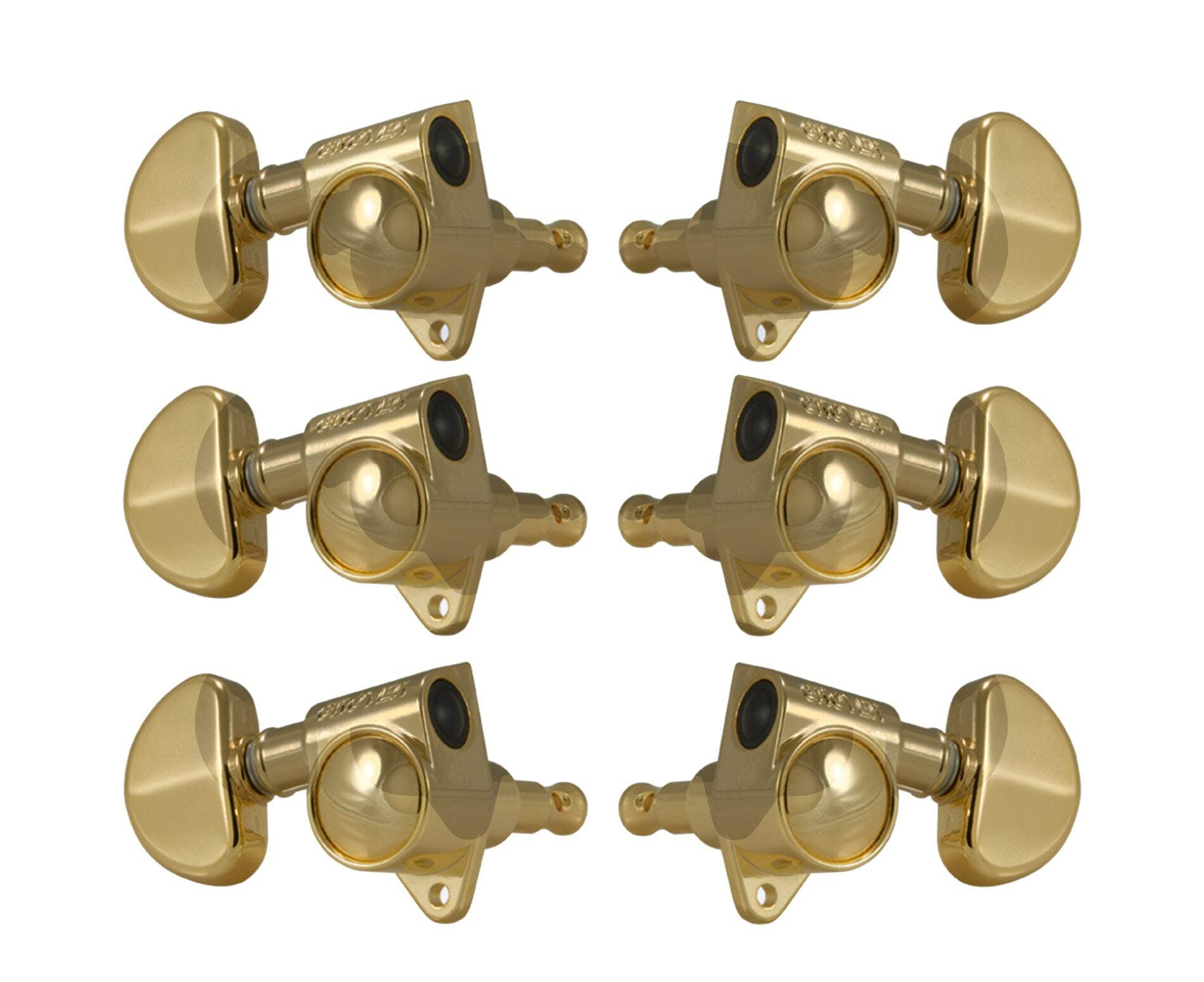 Grover Rotomatic 102-18G Series 3x3 Gold Tuning Machines - Walmart.com