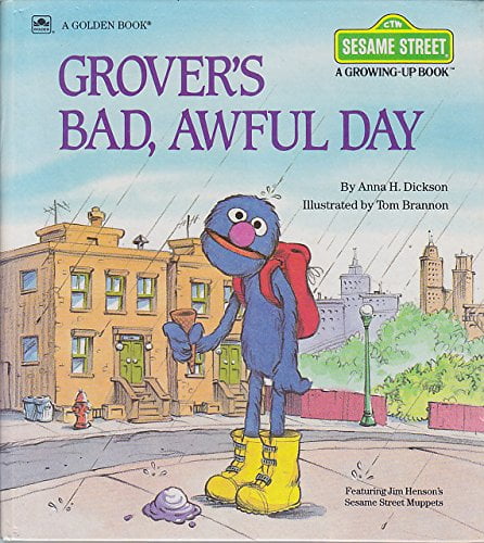 Pre-Owned Grovers Bad, Awful Day Sesame Street: A Growing-Up Book ...