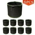 5 Gallon Grow Bags with Handles, Fabric Planting Bags, 8 Packs ...