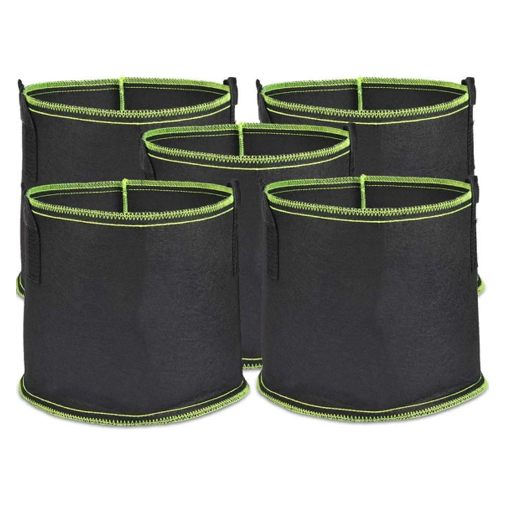 Grow Bags, Boosts Plant Growth Heavy Duty Container With Nonwoven ...