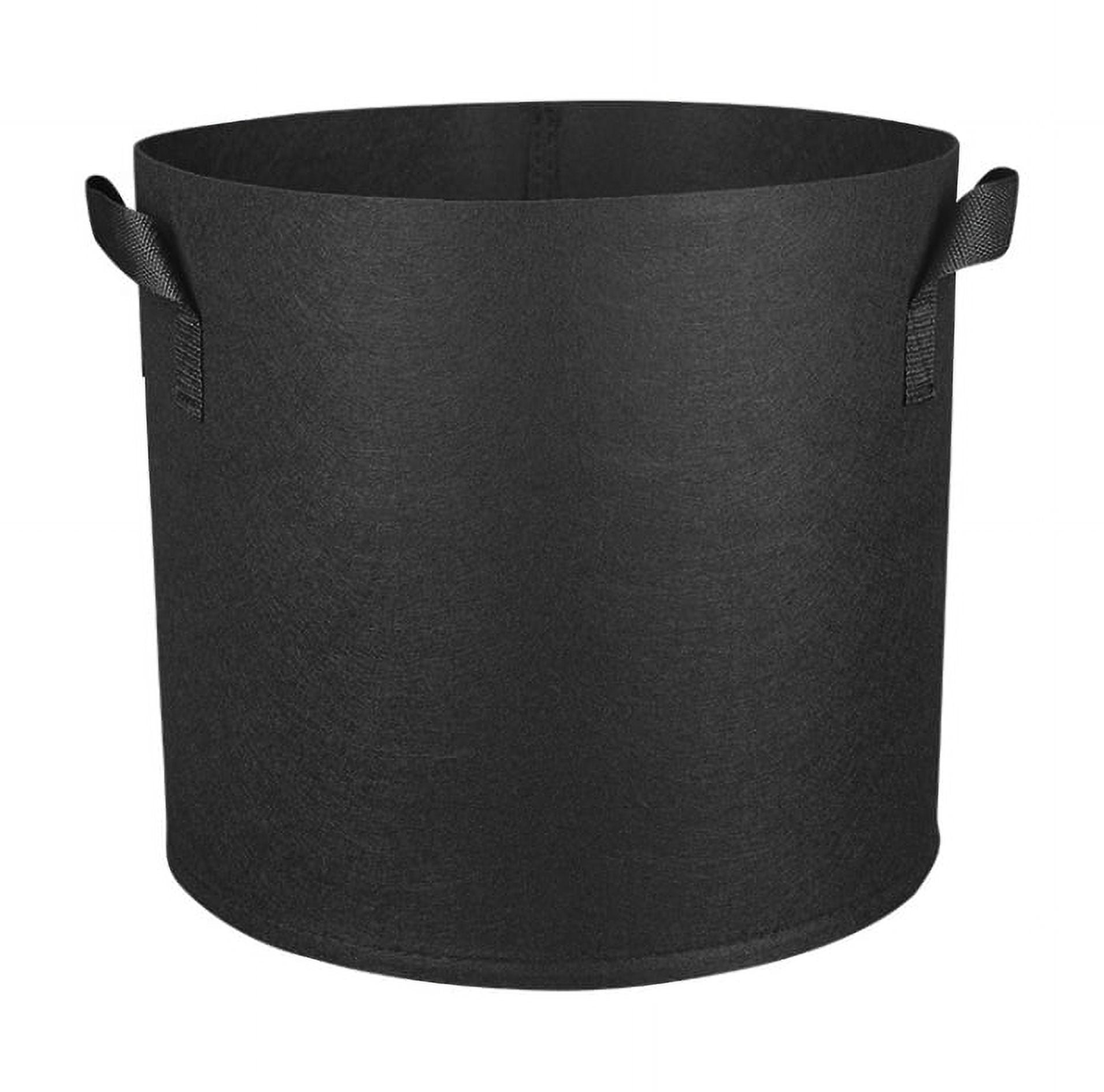 Grow Bags, Thickened Aeration Fabric Pots with Handles, Heavy Duty ...