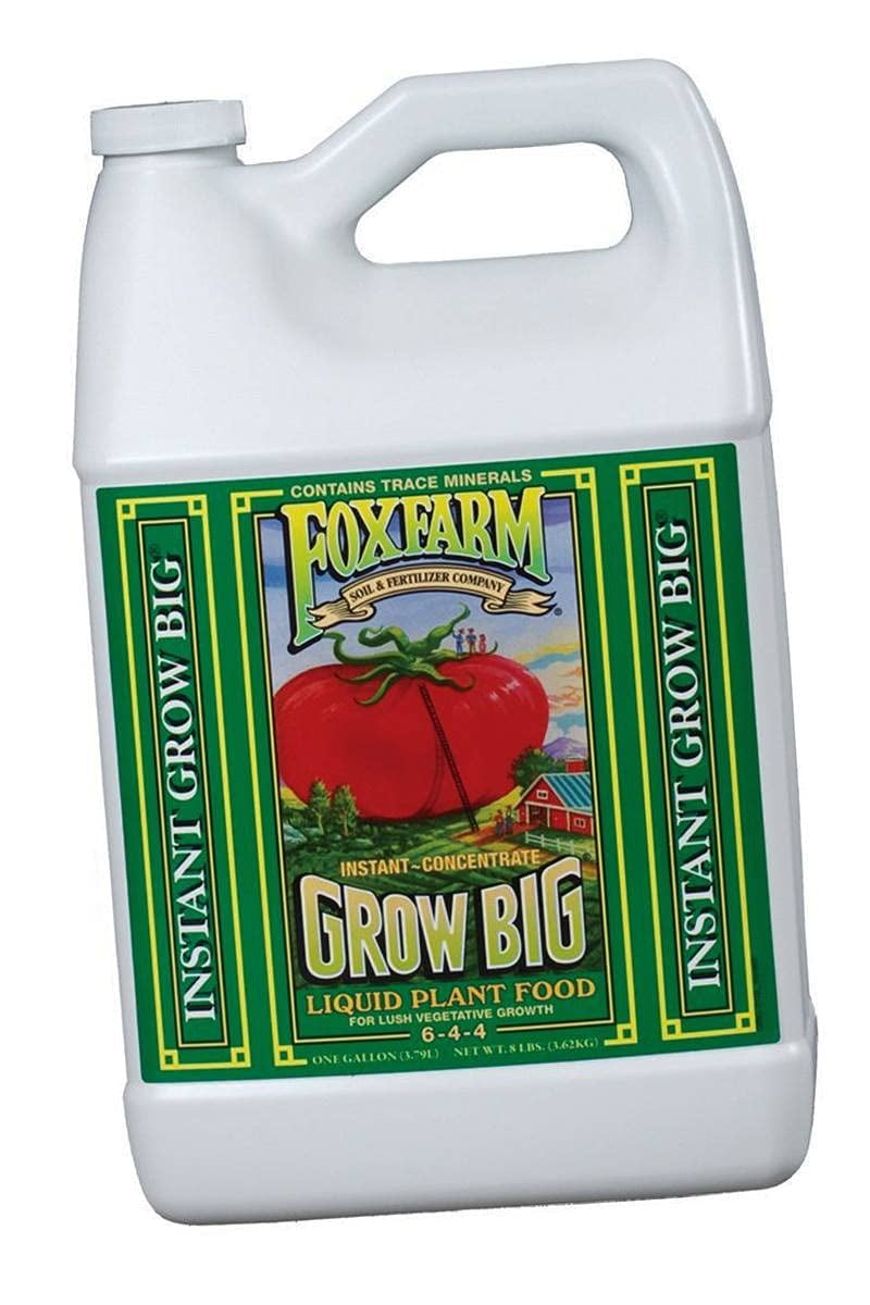 Grow Big Liquid Concentrate Fertilizer, 1 Gallon - Walmart.com
