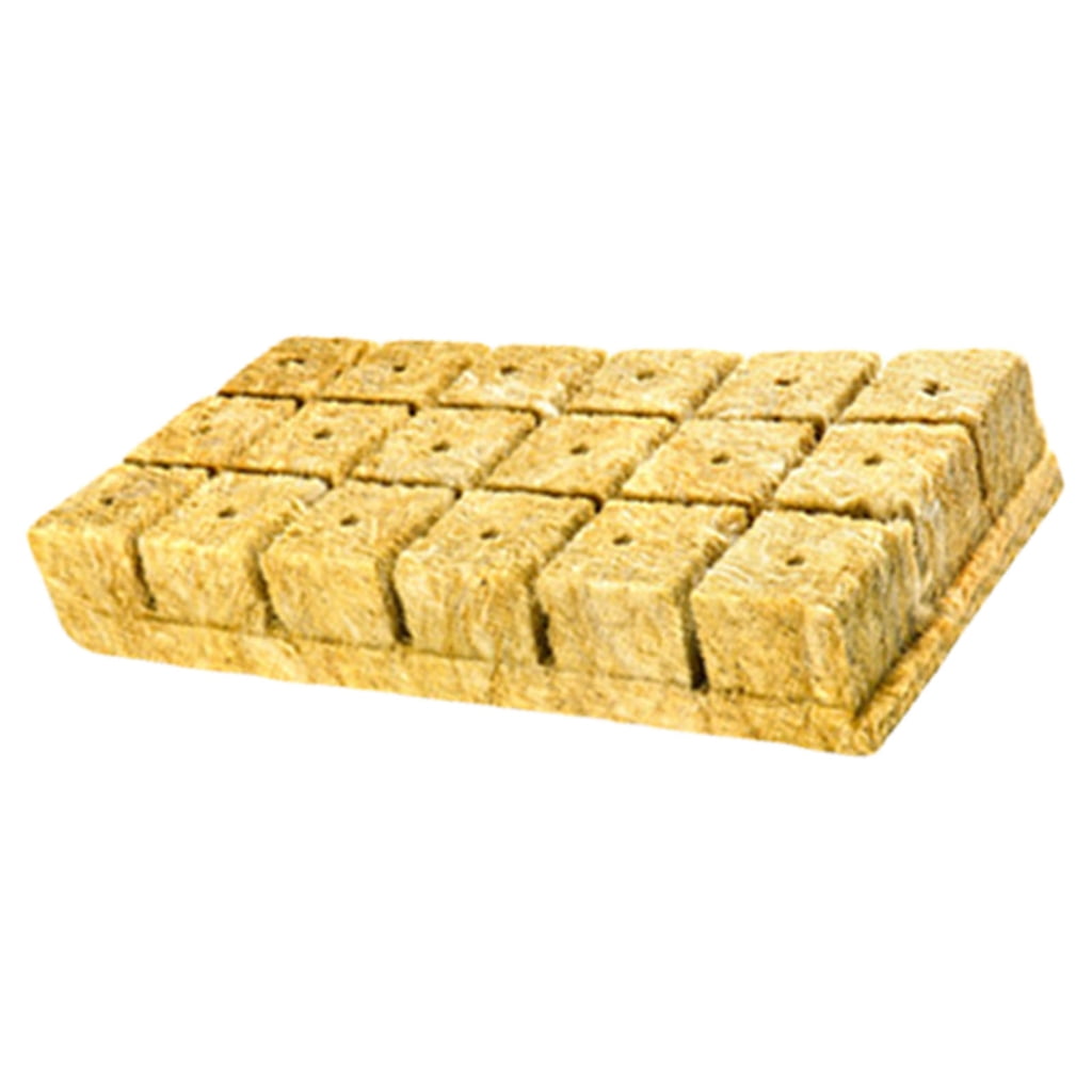 Grow Block for Hydroponics Rock Wool Cubes for Soilless Herb and ...