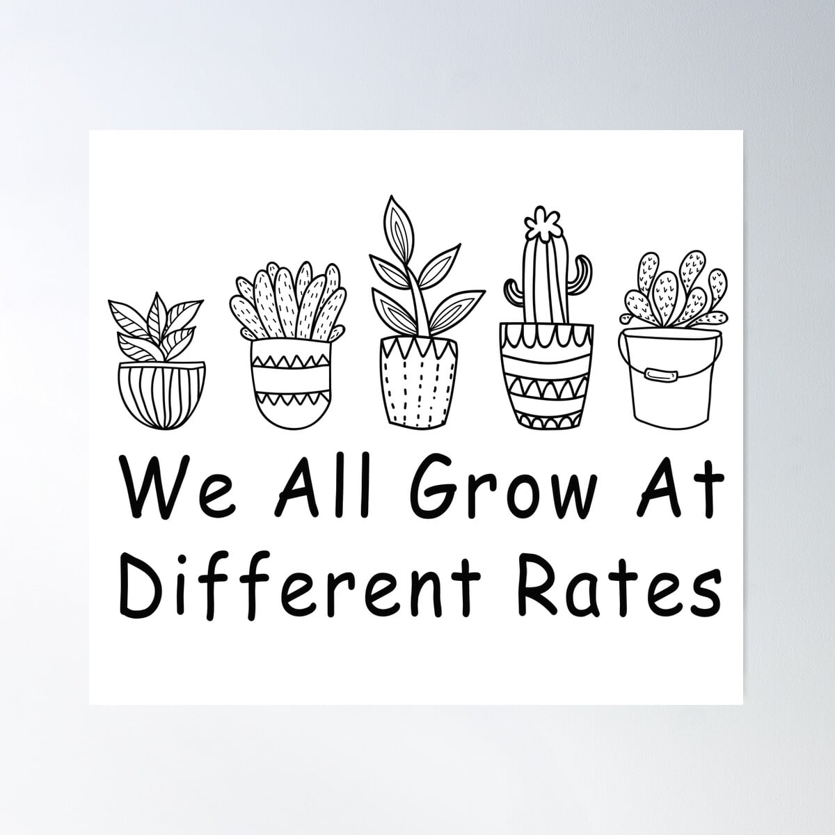 We All Grow At Different Rates Teacher Special Education Teacher Shirt ...