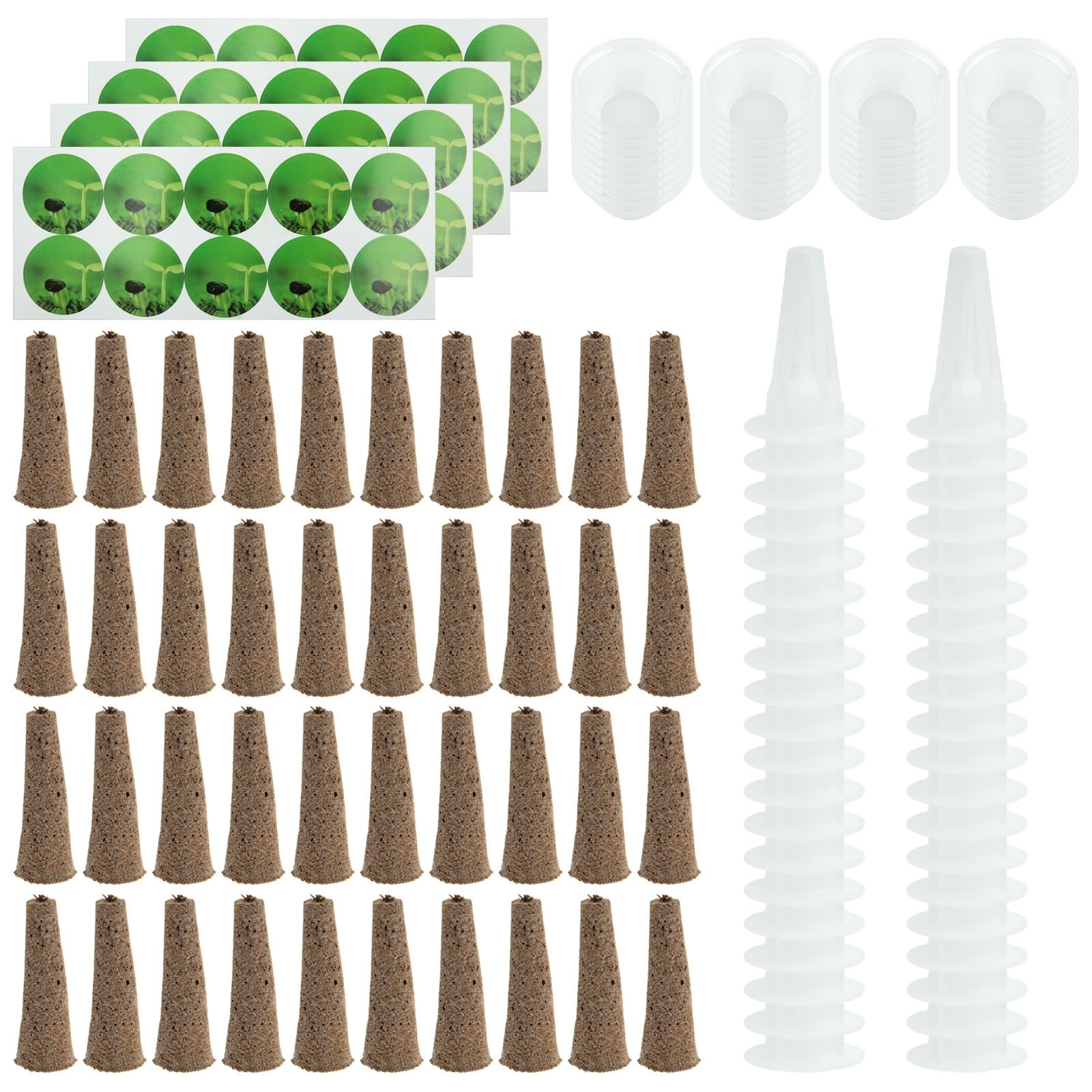 Grow Domes Sunshade Stickers Planting Basket Kit Soilless Grow Sponges ...