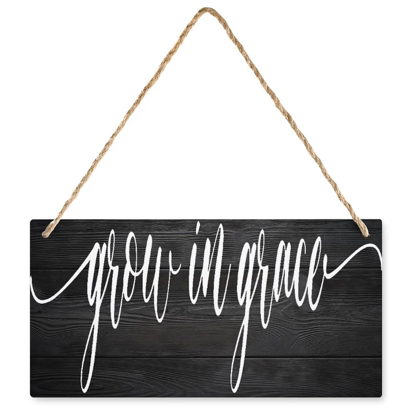 Grow in Grace Sign Wood Grace Wall Decor Grace Wall Sign Hanging Wood ...